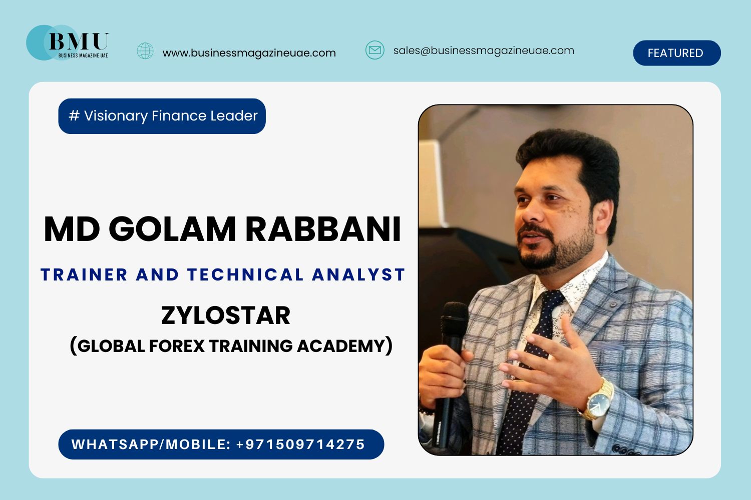 Empowering Traders Globally Through Education And Expertise: Md Golam ...