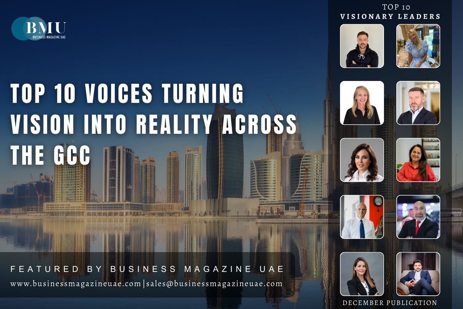 Top 10 Voices Turning Vision Into Reality Across The GCC Latest ...